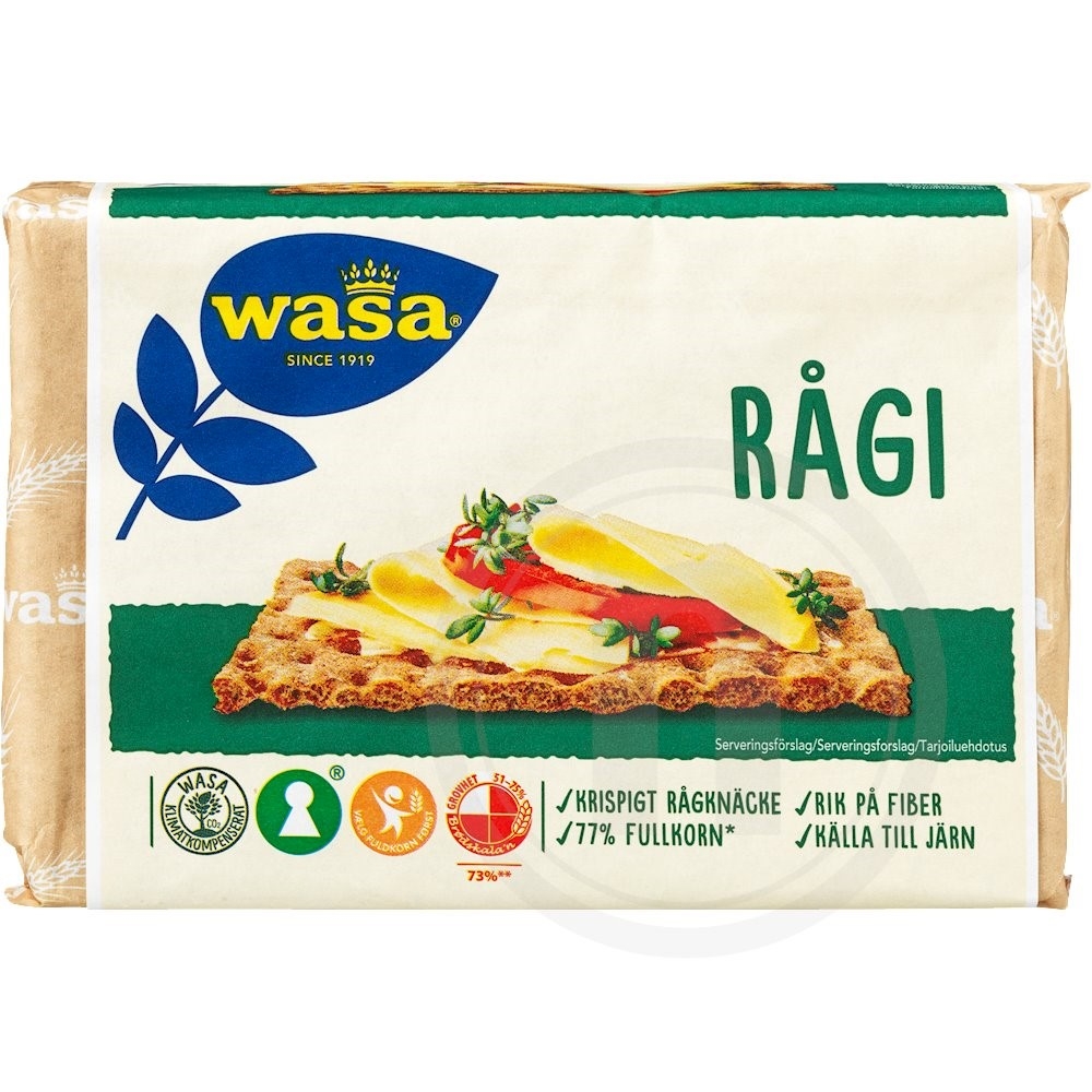 Knækbrød Rågi fra Wasa – Leveret med nemlig.com