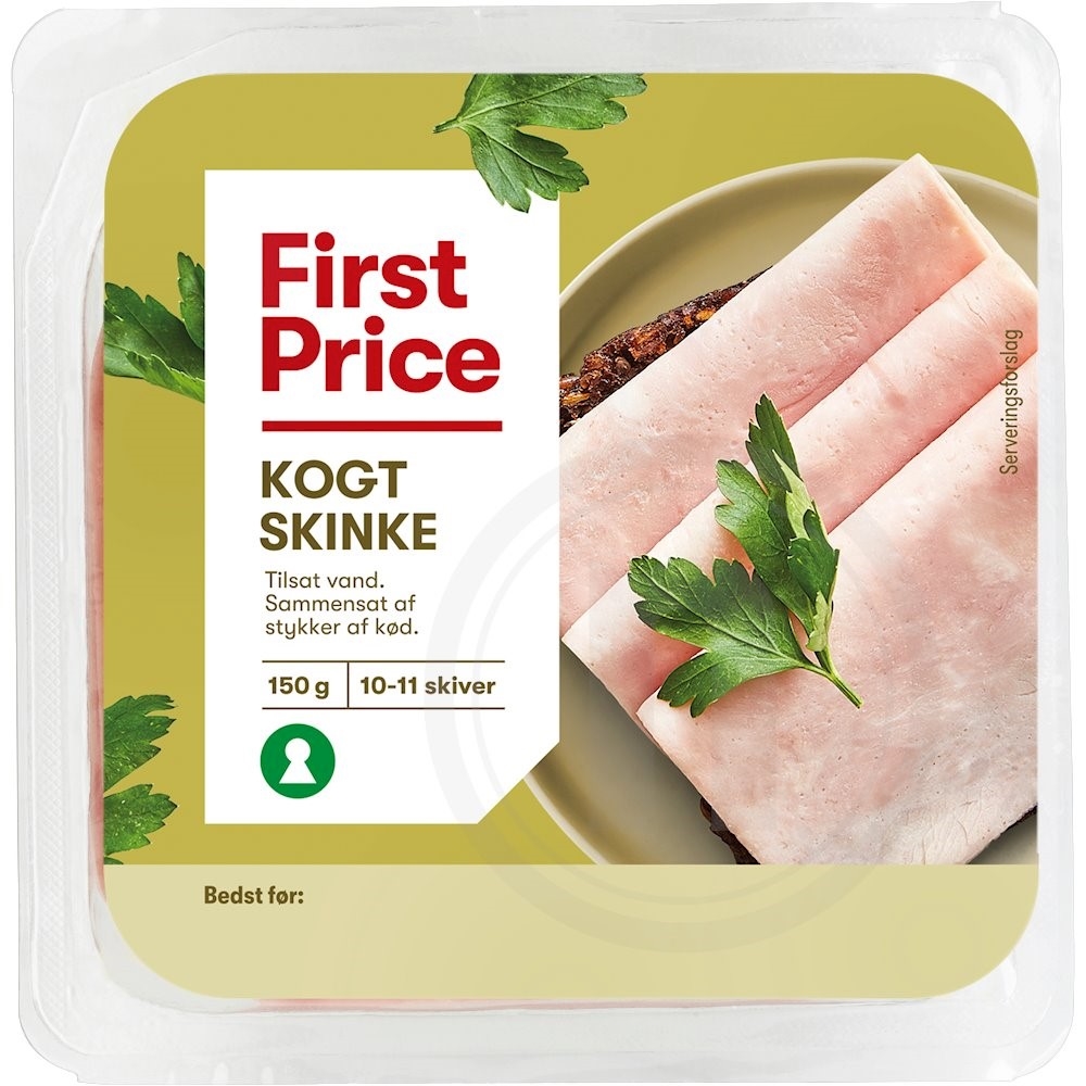 Kogt skinke fra First Price – Leveret med nemlig.com