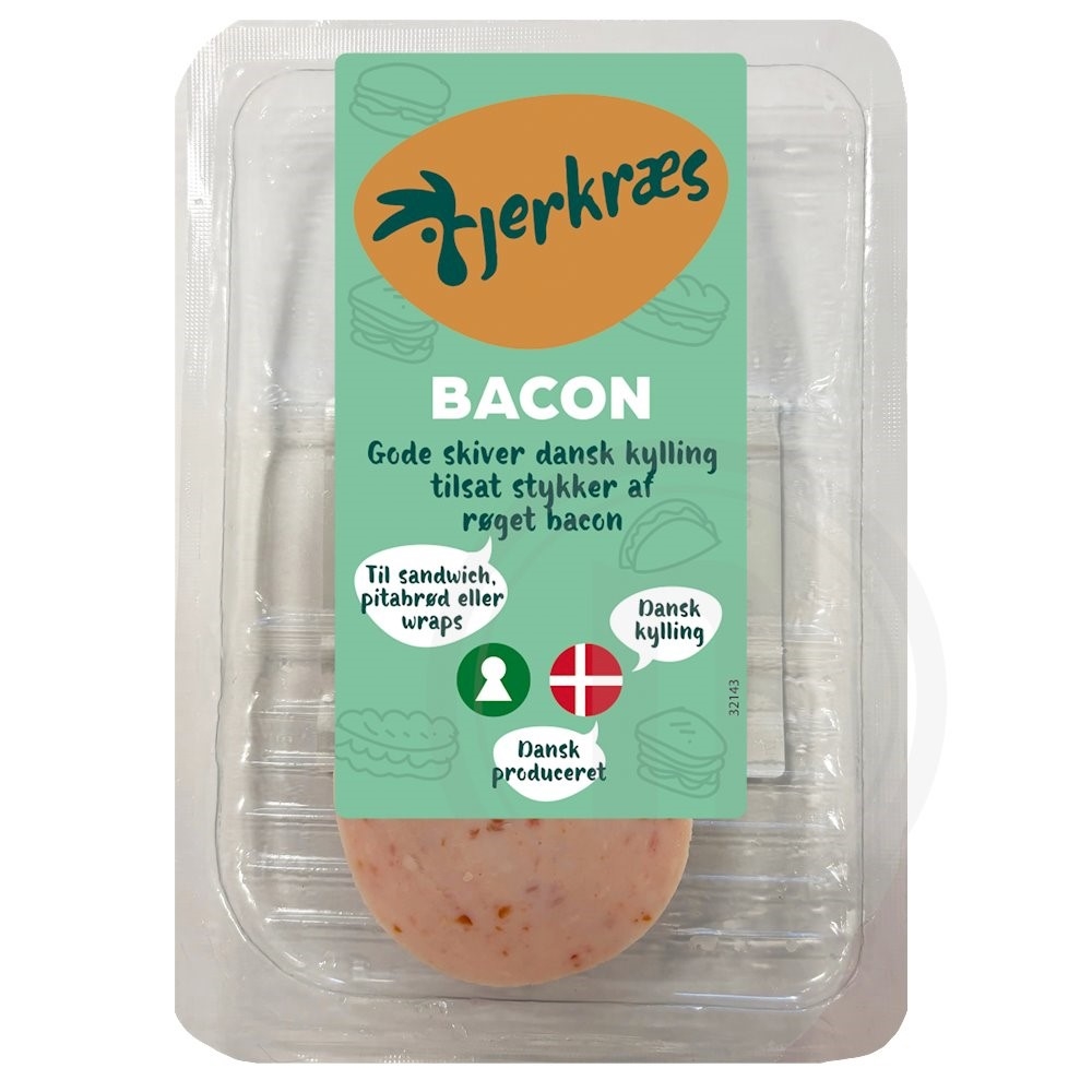 Kyllingeskiver m. bacon fra Fjerkræs – Leveret med nemlig.com