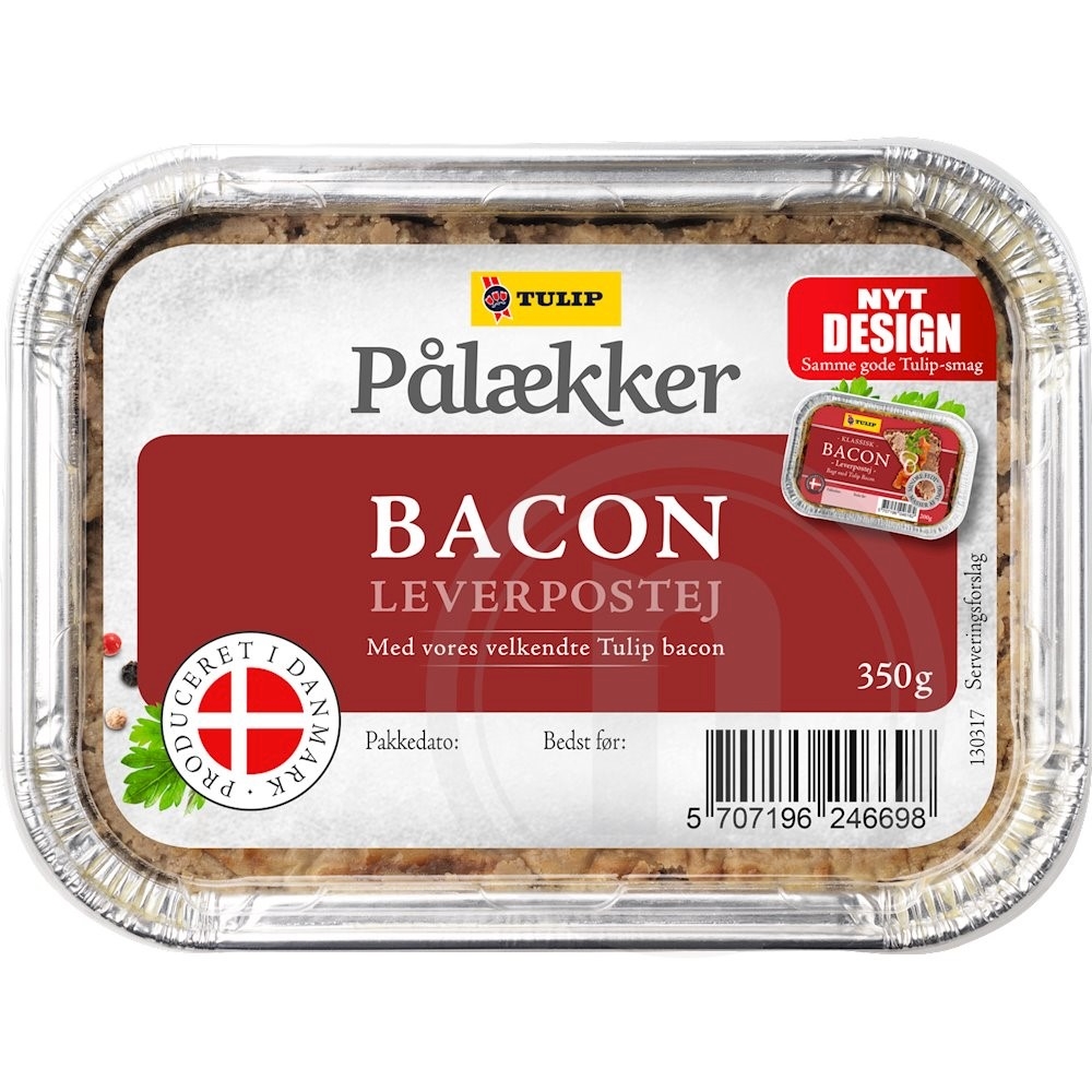 Leverpostej m. bacon fra Tulip - Pålækker – Leveret med nemlig.com