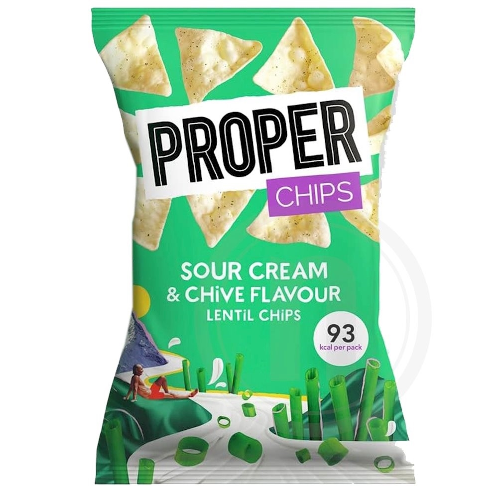 Linsechips m. sour cream fra Proper – Leveret med nemlig.com