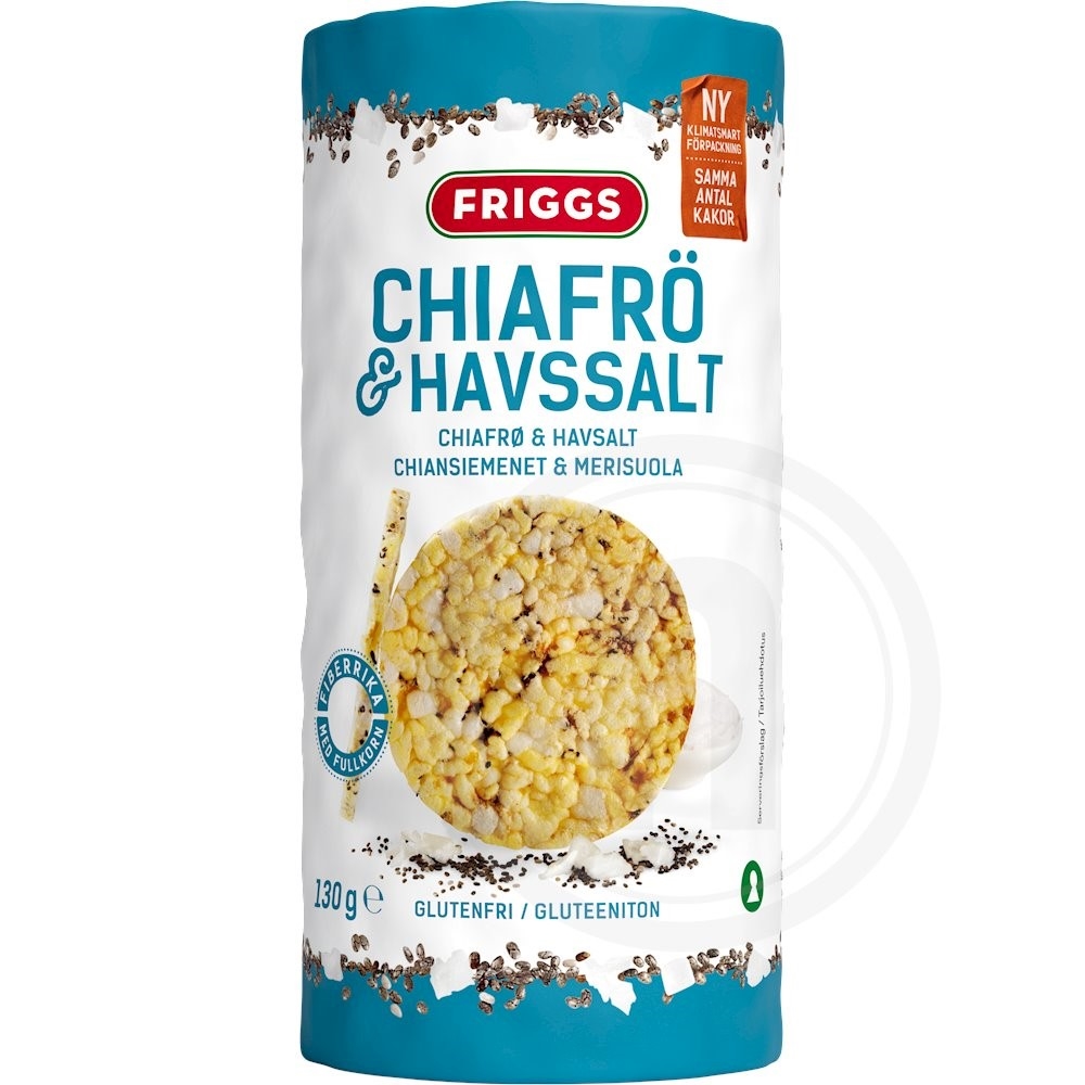 Majskiks m. chia og havsalt fra Friggs – Leveret med nemlig.com