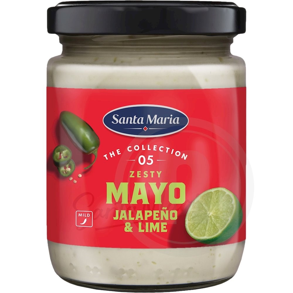 Mayonnaise m. lime og jalapeño fra Santa Maria – Leveret med nemlig.com Mayonnaise m. lime og jalapeño fra Santa Maria – Leveret med nemlig.com