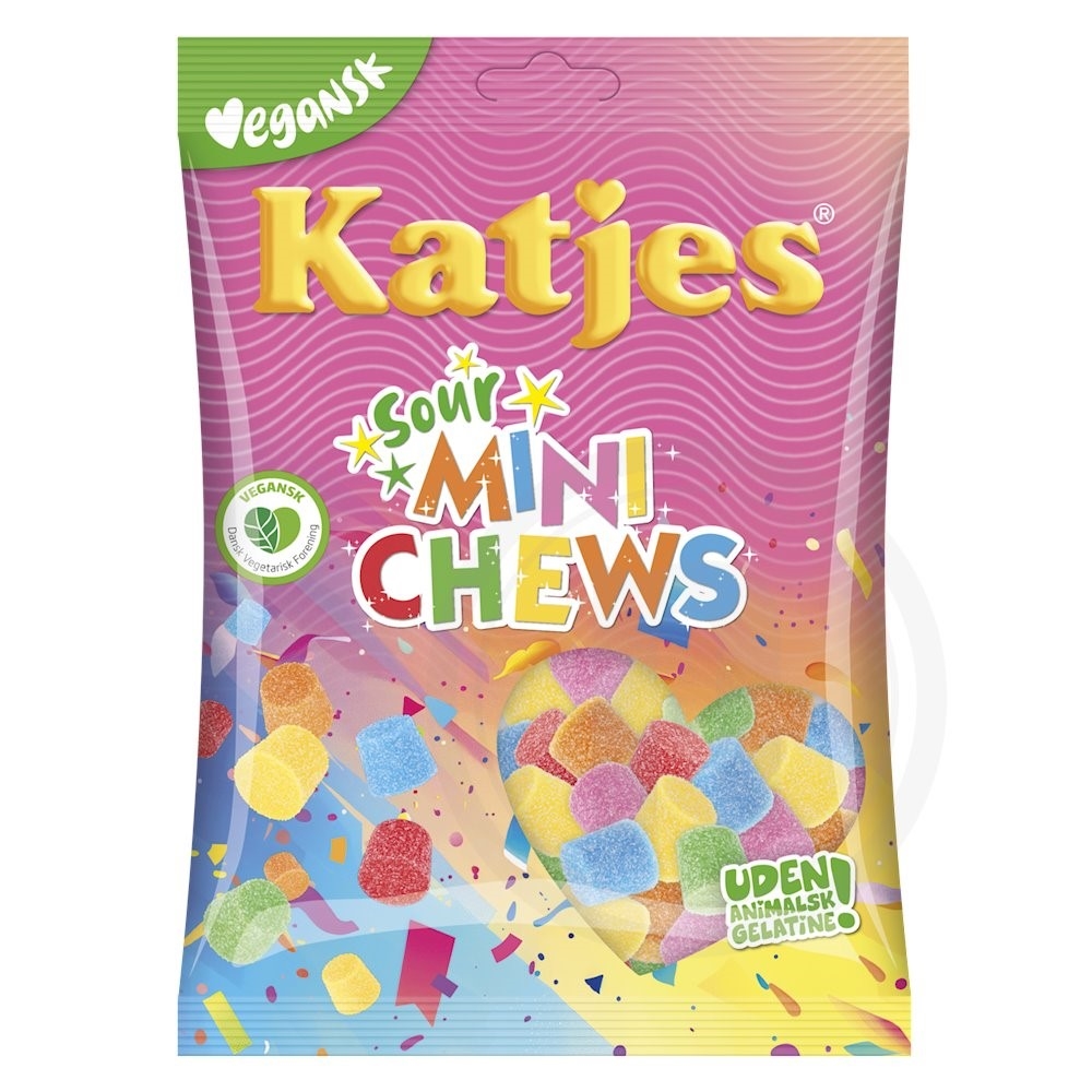 Mini Chews Sour fra Katjes – Leveret med nemlig.com