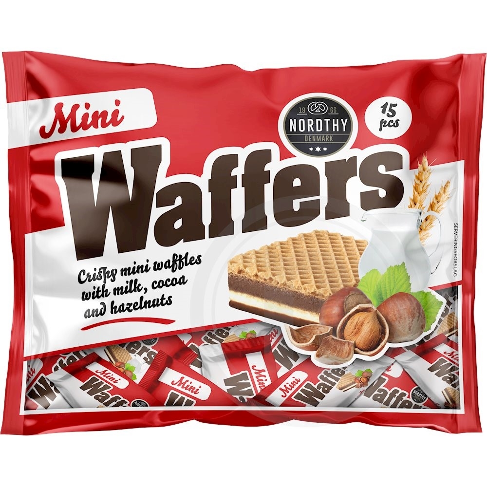 Mini vafler fra Nordthy – Leveret med nemlig.com