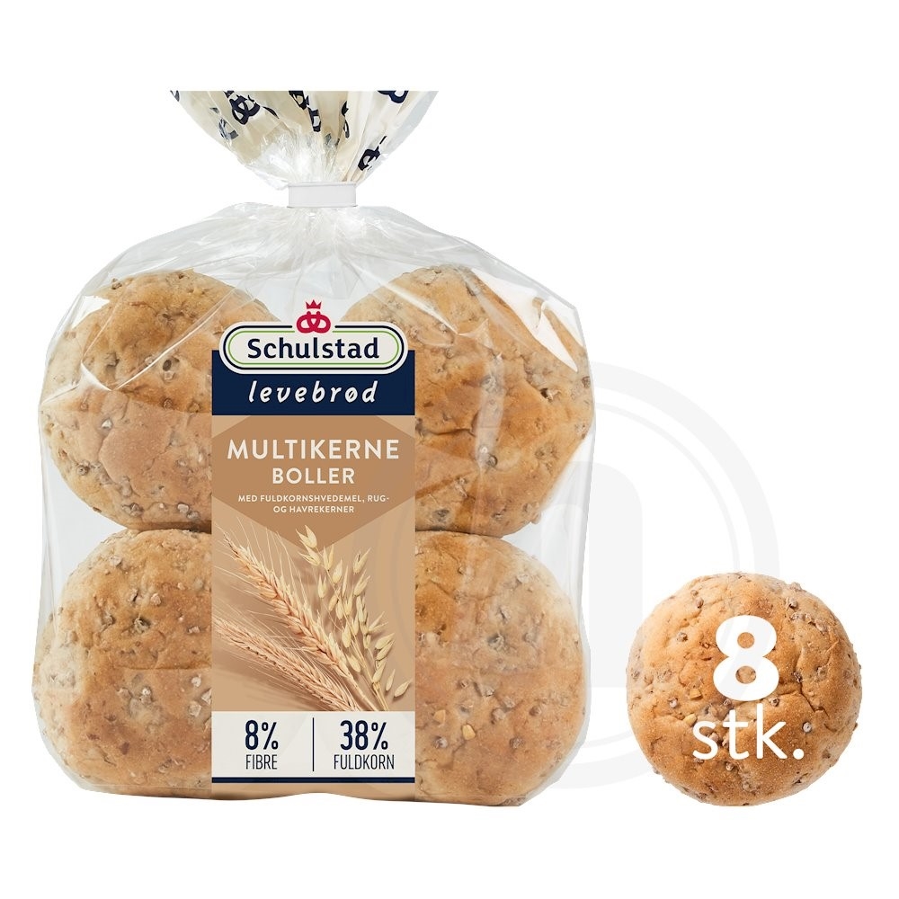 Multikerne boller fra Schulstad – Leveret med nemlig.com