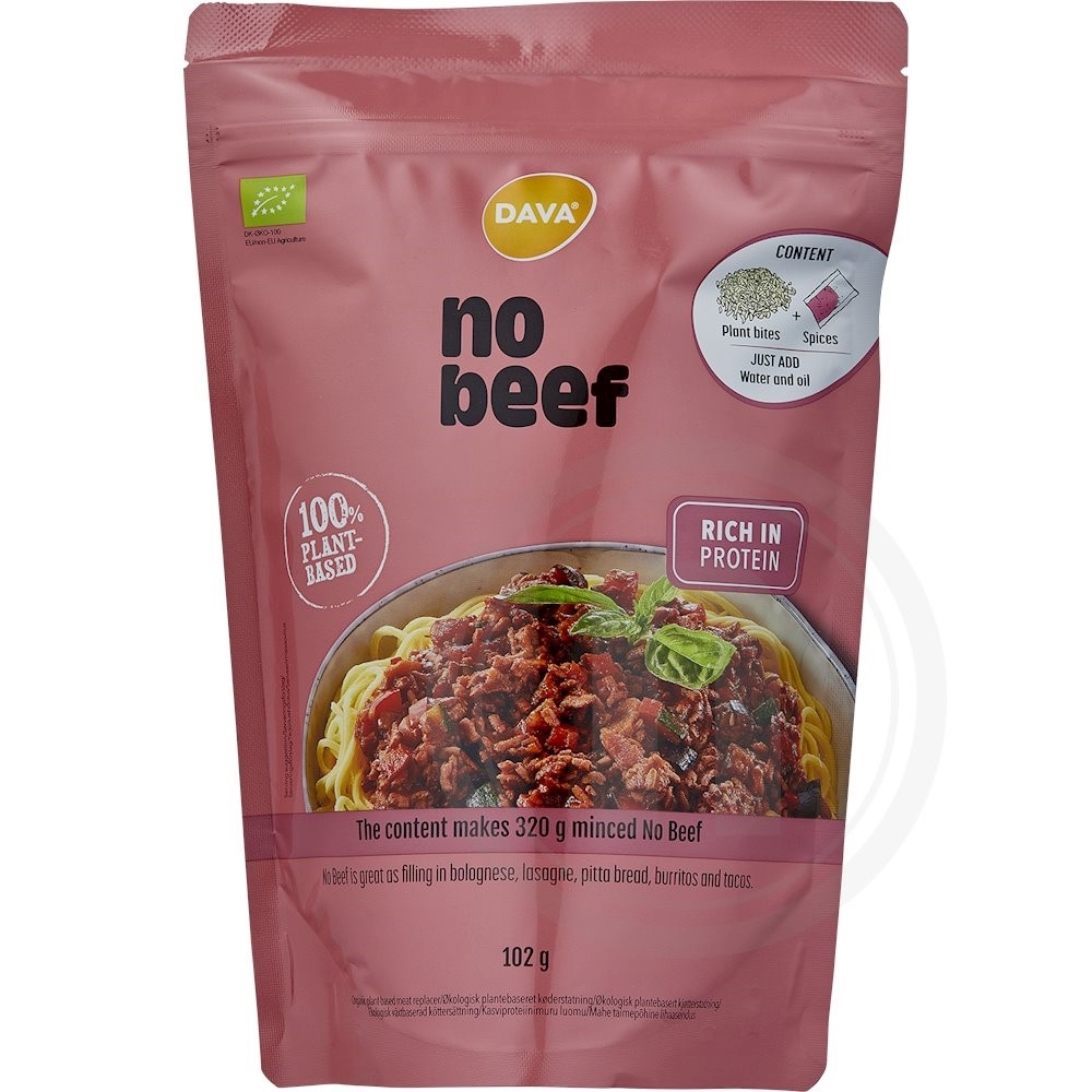 No Beef øko. fra Dava – Leveret med nemlig.com