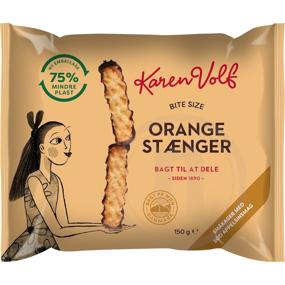 Orangestænger fra Karen Volf – Leveret med nemlig.com