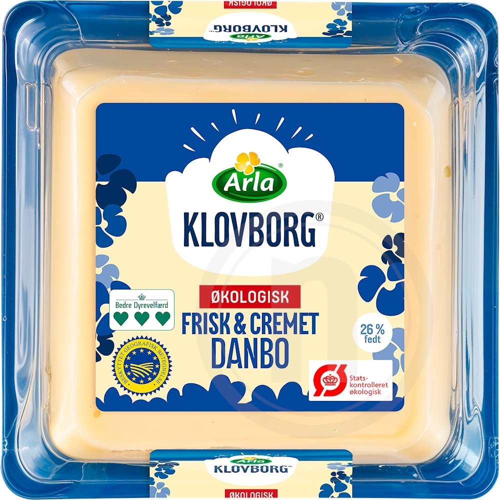 Ost i skiver ML 45+ øko. fra Arla Klovborg – Leveret med nemlig.com