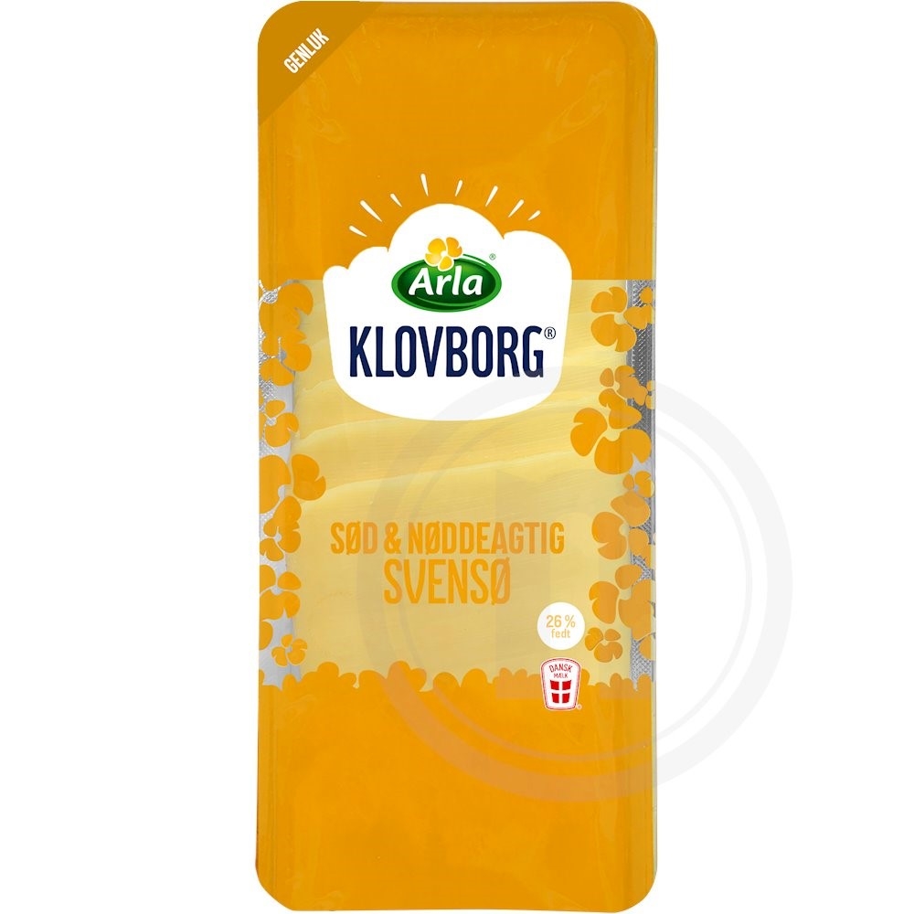 Ost i skiver fra Arla Klovborg – Leveret med nemlig.com