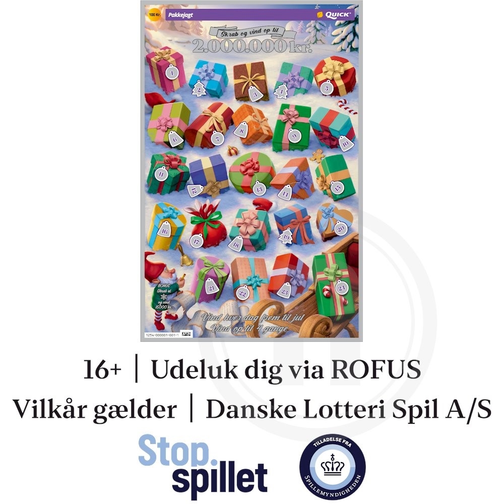 Pakkejagt Skrab fra Quick – Leveret med nemlig.com