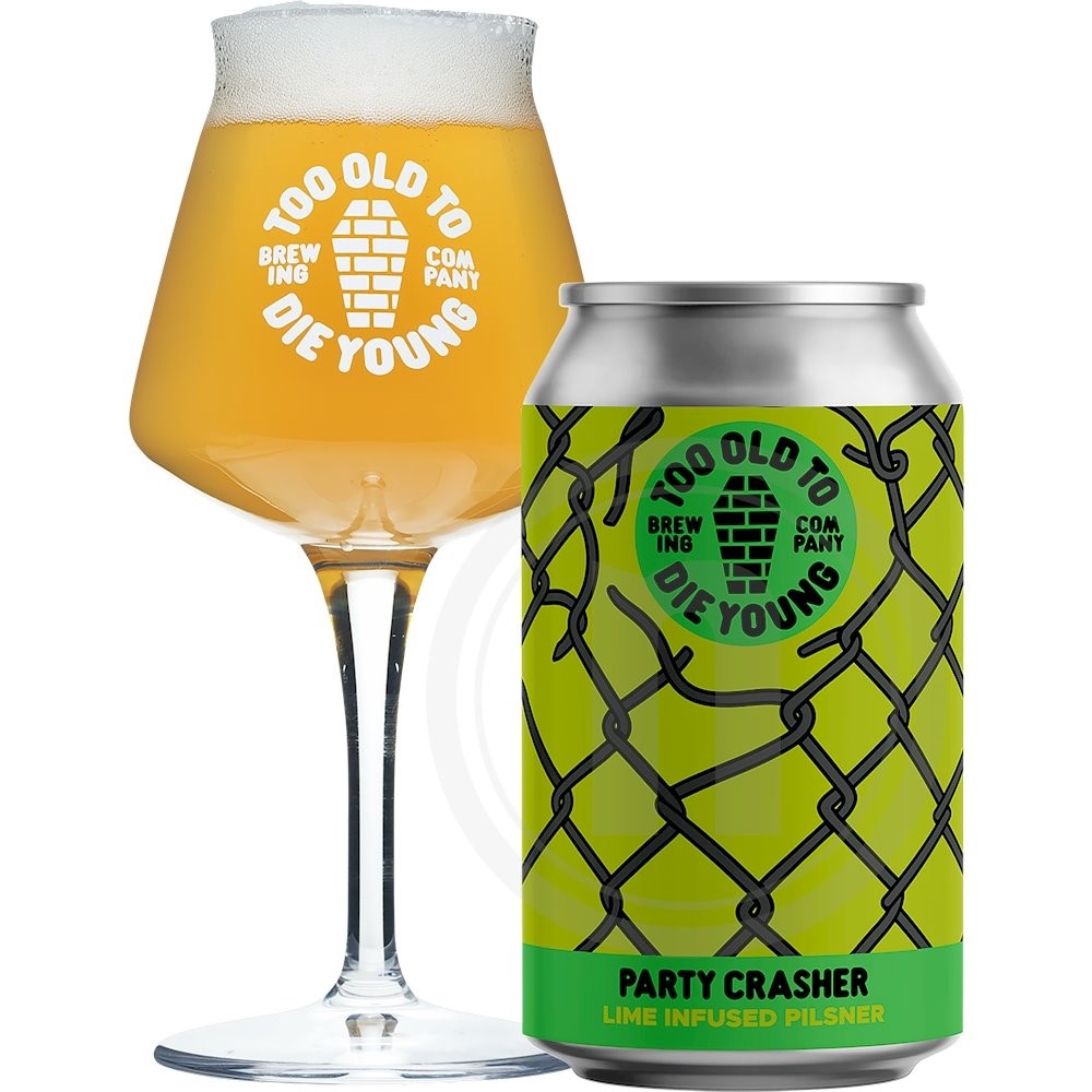 Party Crasher 4,5%(dåse) fra Too Old To Die Young – Leveret med nemlig.com