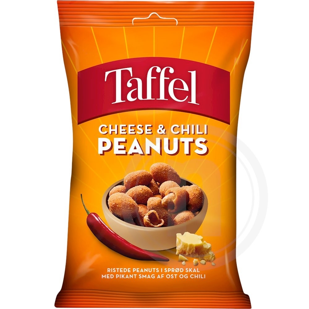 Peanuts m. chili og ost fra Taffel – Leveret med nemlig.com