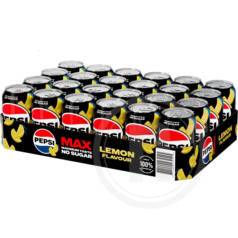 Pepsi Max m. lemon (dåse) fra Pepsi – Leveret med nemlig.com