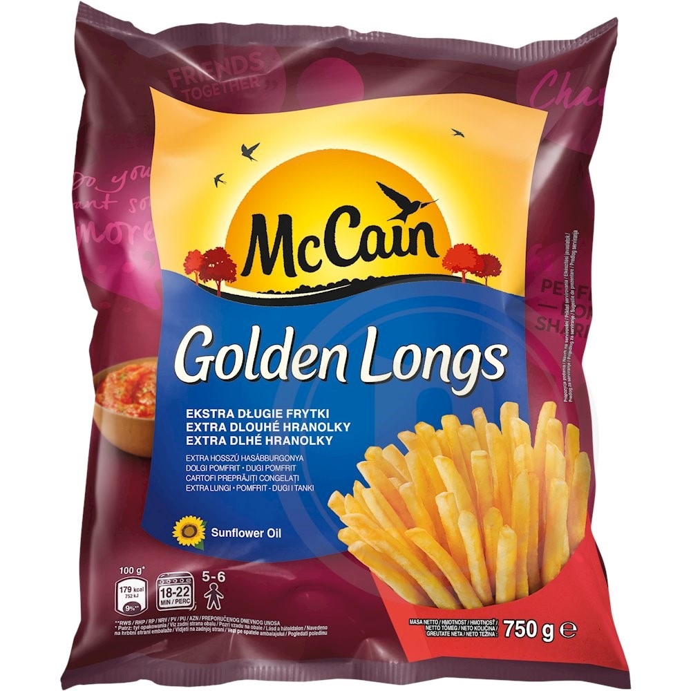 Pommes frites (golden longs) fra McCain – Leveret med nemlig.com