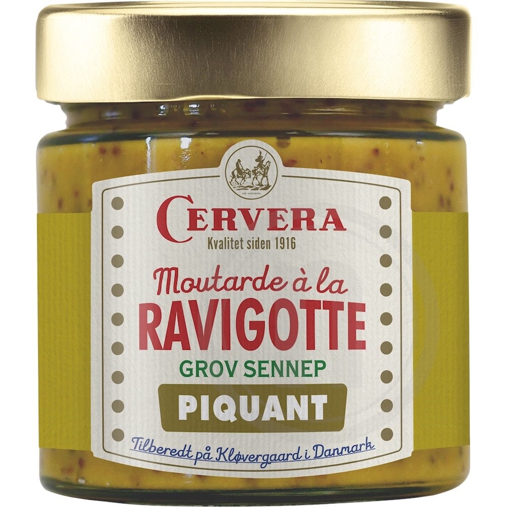 Ravigotte grov sennep fra Cervera – Leveret med nemlig.com