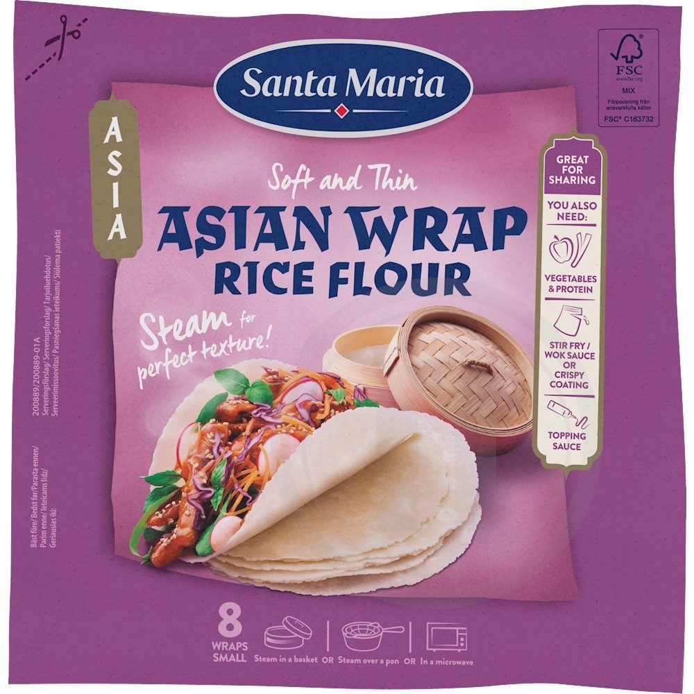 Rismel Wrap fra Santa Maria – Leveret med nemlig.com