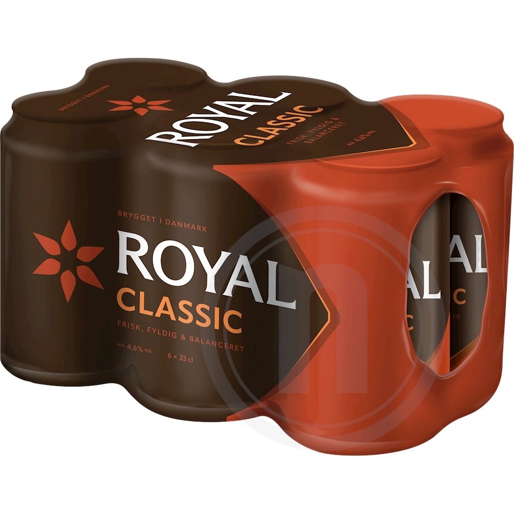 Royal Classic (dåse) fra Royal Beer – Leveret med nemlig.com
