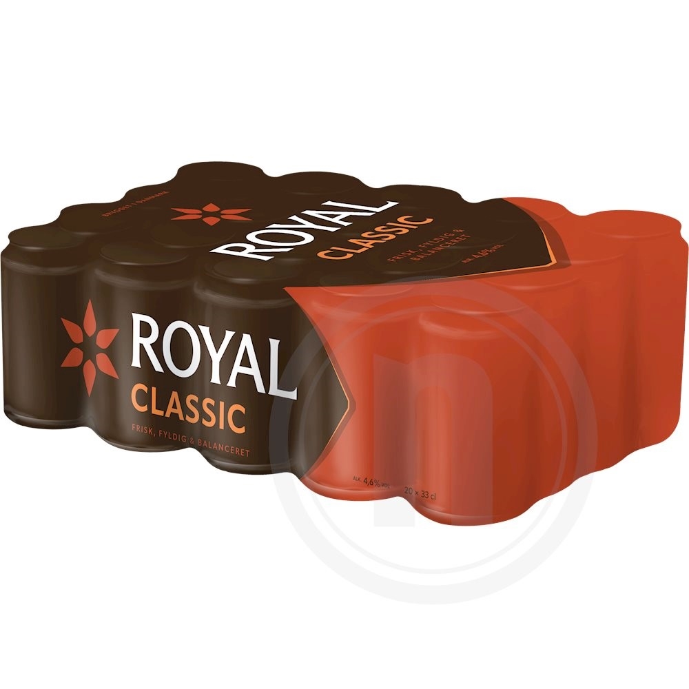 Royal Classic (dåse) fra Royal Beer – Leveret med nemlig.com