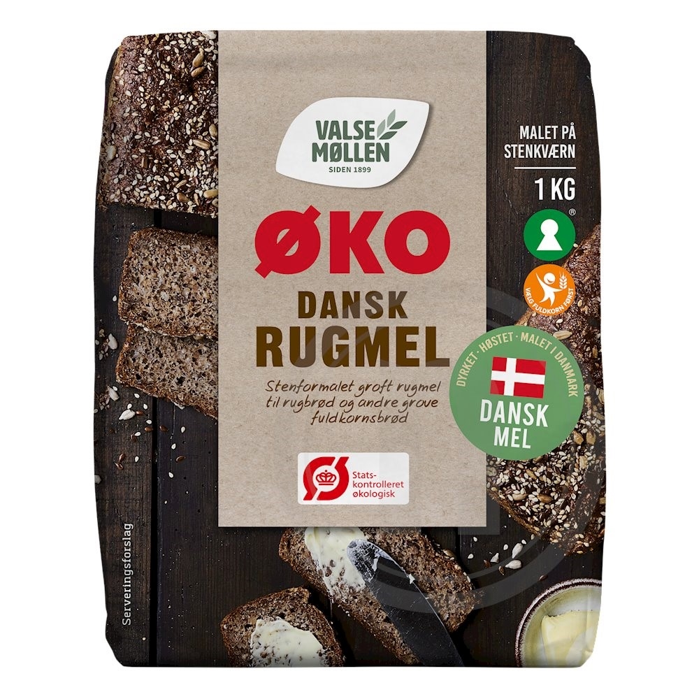 Rugmel øko. fra Valsemøllen – Leveret med nemlig.com