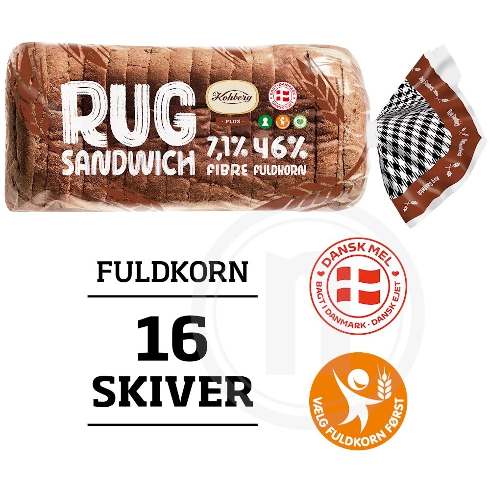 Rugsandwich fra Kohberg – Leveret med nemlig.com