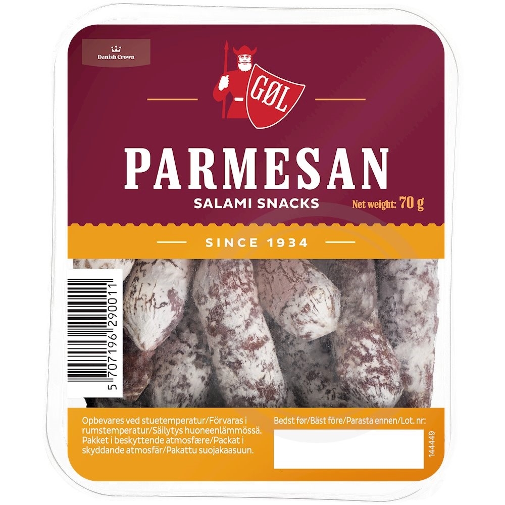 Salami snack (parmesan) fra GØL – Leveret med nemlig.com