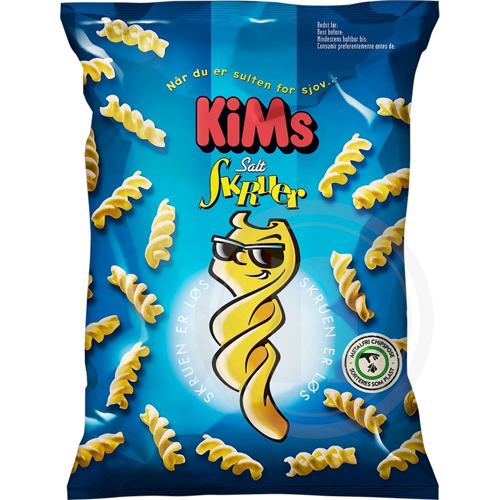 Saltskruer fra KiMs – Leveret med nemlig.com