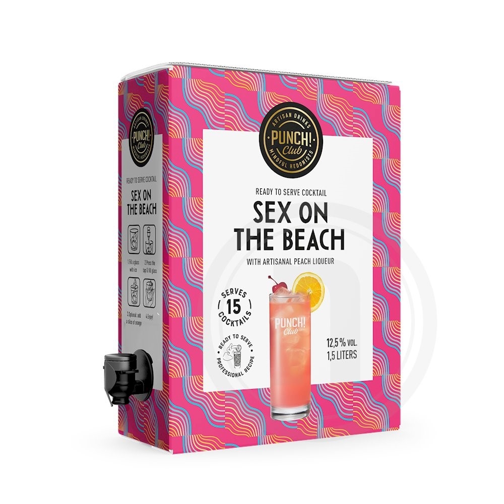 Sex On The Beach 12 5 Fra Punch Club Leveret Med