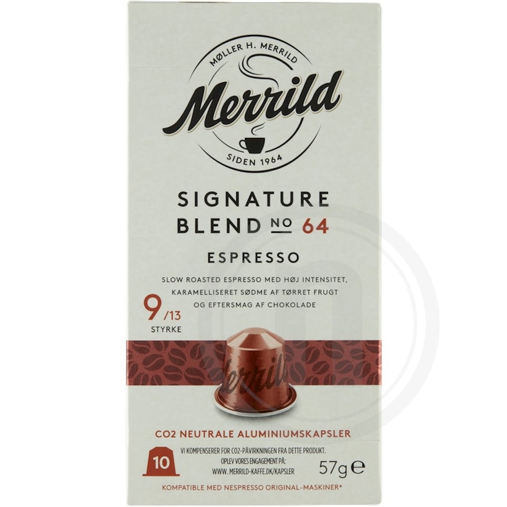 Signature Blend no. 64 fra Merrild – Leveret med nemlig.com
