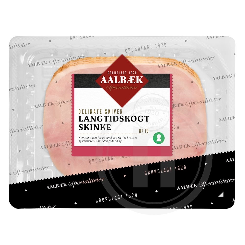 Skinke i skiver fra Aalbæk Specialiteter – Leveret med nemlig.com