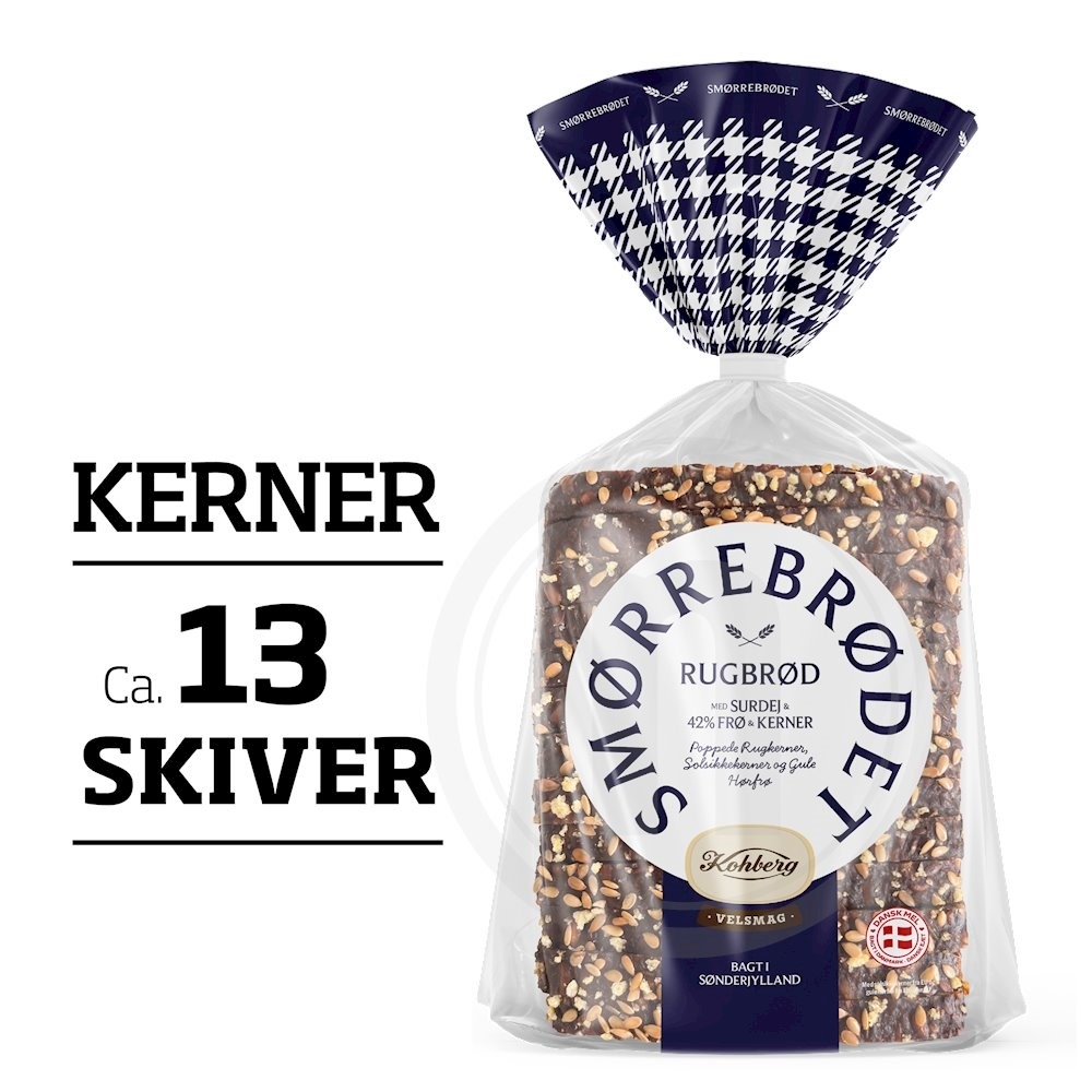 Smørrebrødet rugbrød fra Kohberg – Leveret med nemlig.com