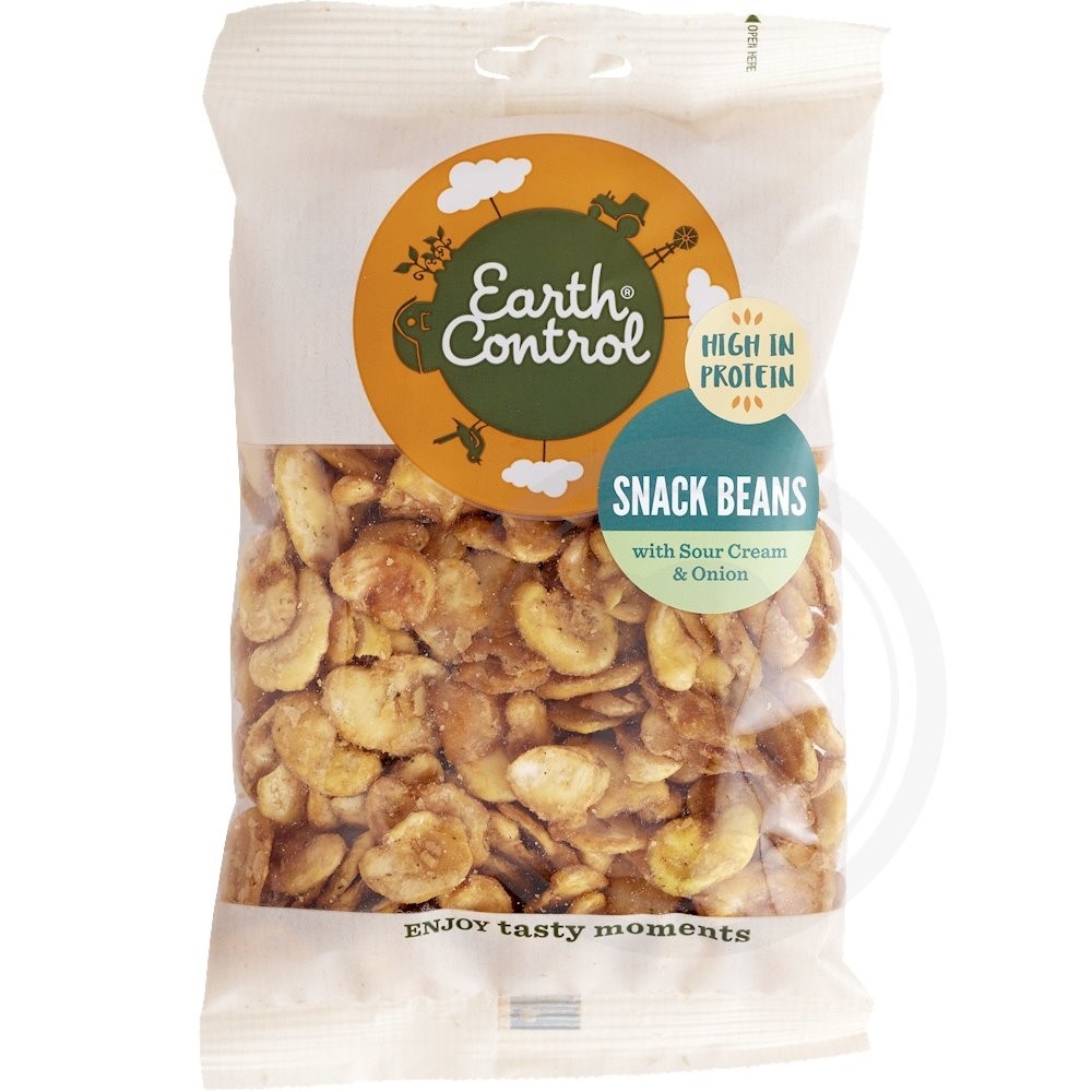 Snackbønner fra Earth Control – Leveret med nemlig.com