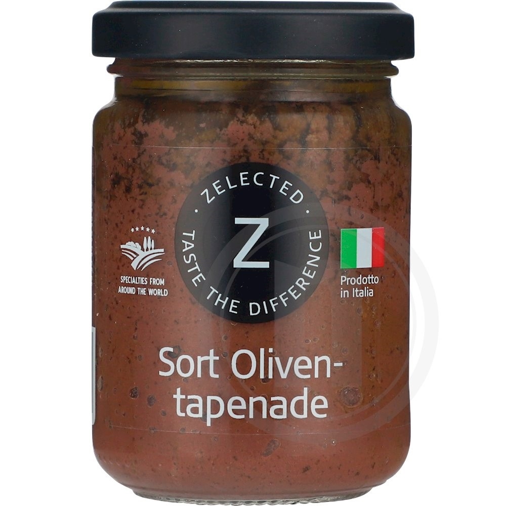 Sort oliventapenade fra Zelected Foods – Leveret med nemlig.com Sort oliventapenade fra Zelected Foods – Leveret med nemlig.com
