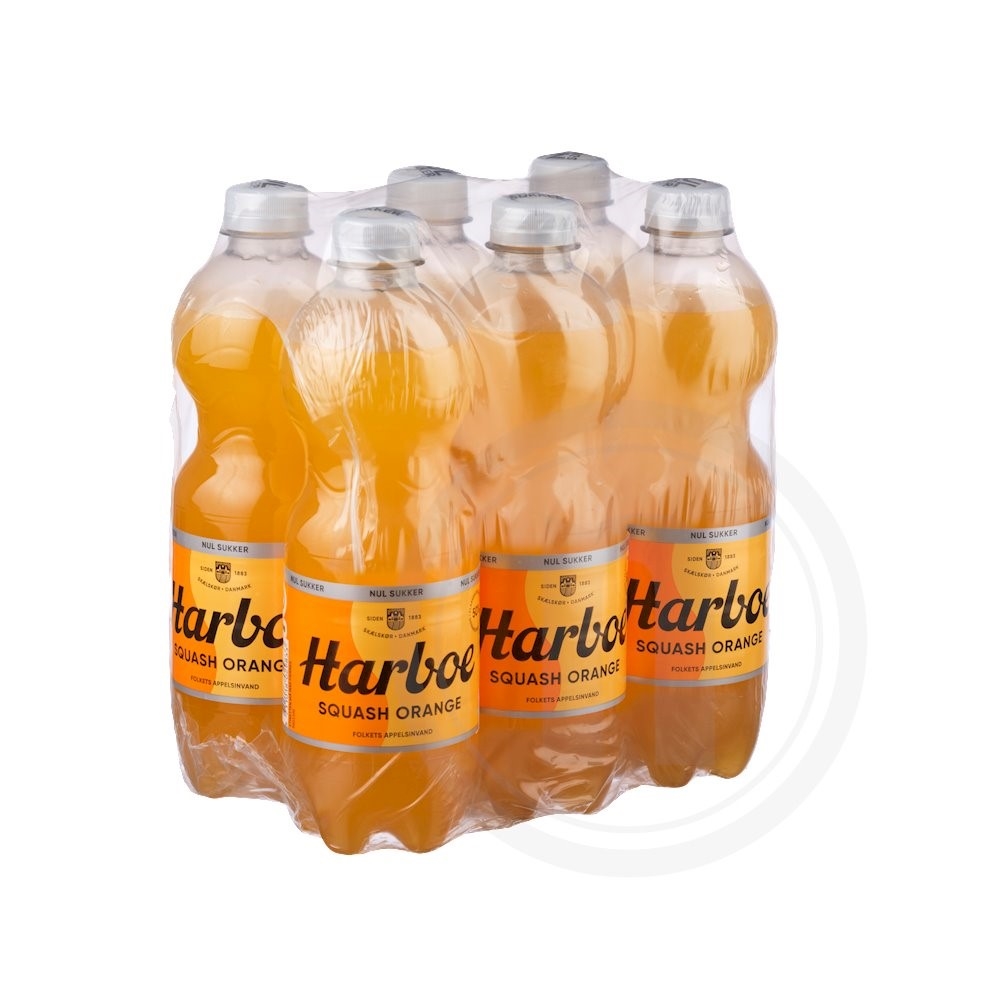Squash Orange NUL sukker fra Harboe – Leveret med nemlig.com