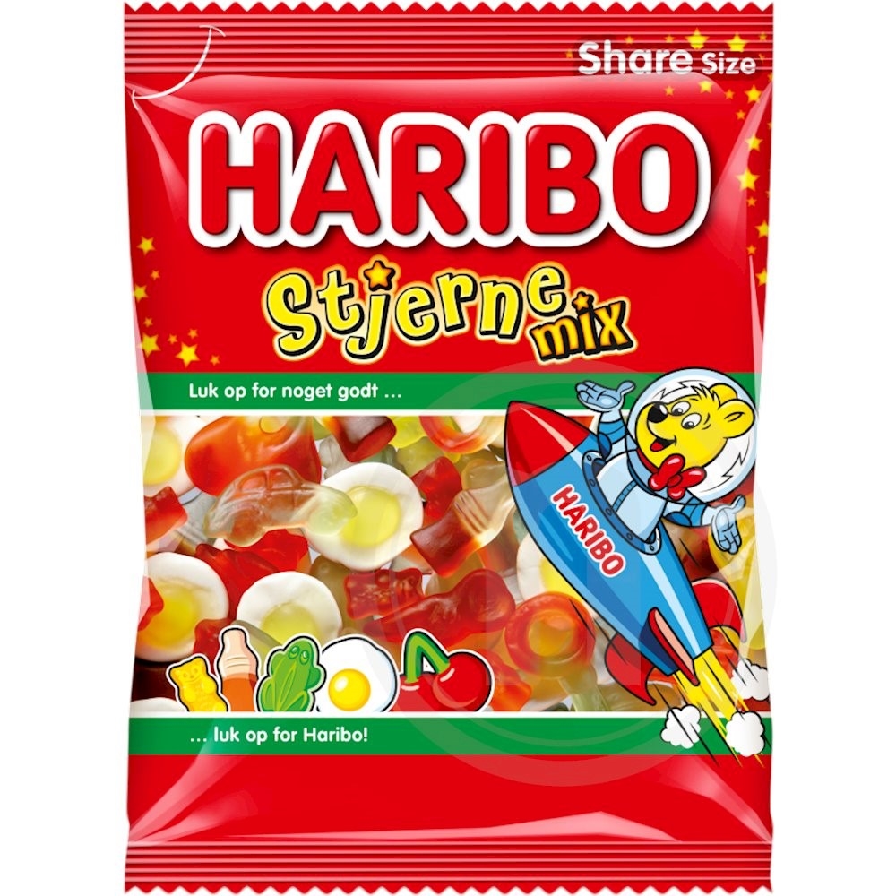 Stjerne mix fra HARIBO – Leveret med nemlig.com