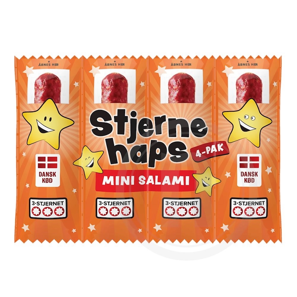 Stjernehaps mini salami fra 3-Stjernet – Leveret med nemlig.com