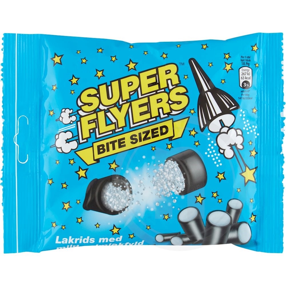 Super flyers bites fra Super Flyers – Leveret med nemlig.com
