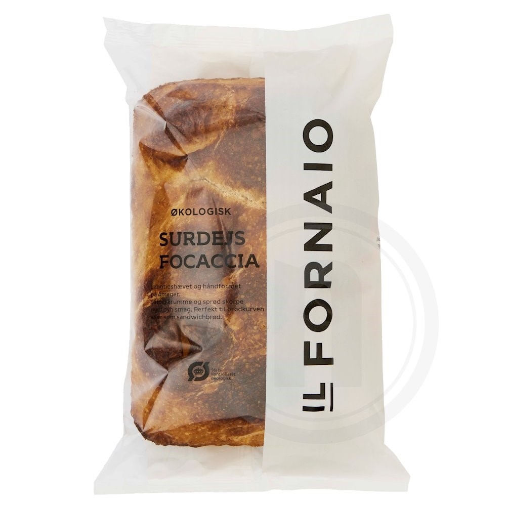 Surdejsfocaccia øko. fra Il Fornaio – Leveret med nemlig.com