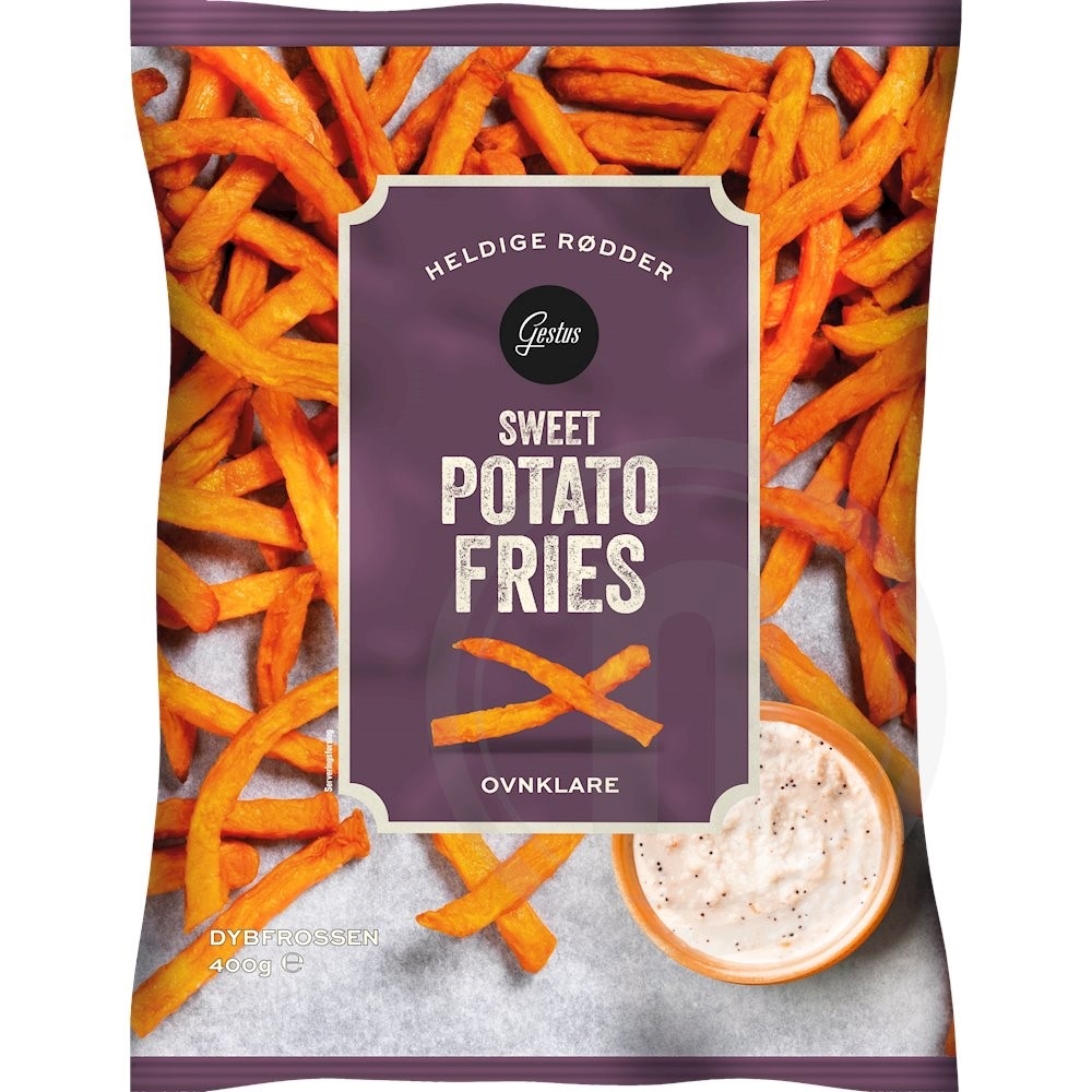 Sweet potato fries fra Gestus – Leveret med nemlig.com