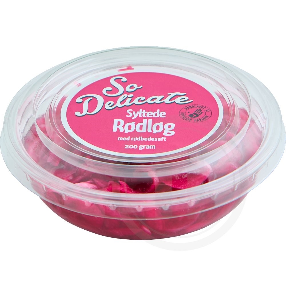Syltede rødløg fra So Delicate – Leveret med nemlig.com