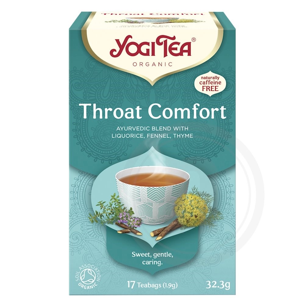 Throat Comfort te fra Yogi Tea – Leveret med nemlig.com