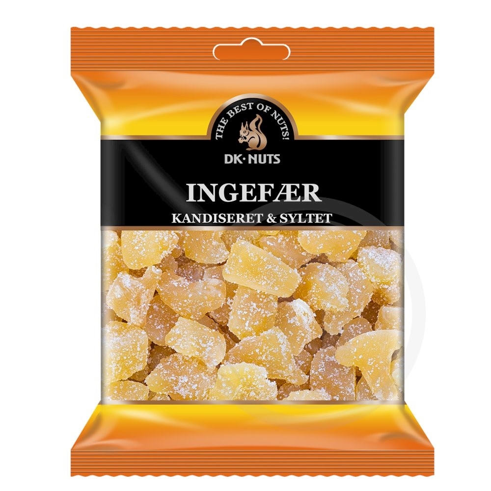 Tørrede ingefær fra DK Nuts – Leveret med nemlig.com