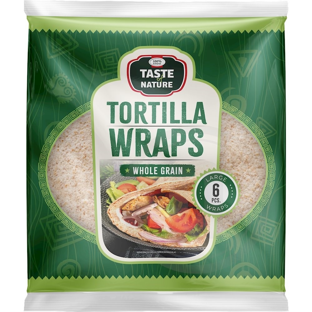 Tortilla wraps 25 cm fra Taste Of Nature – Leveret med nemlig.com