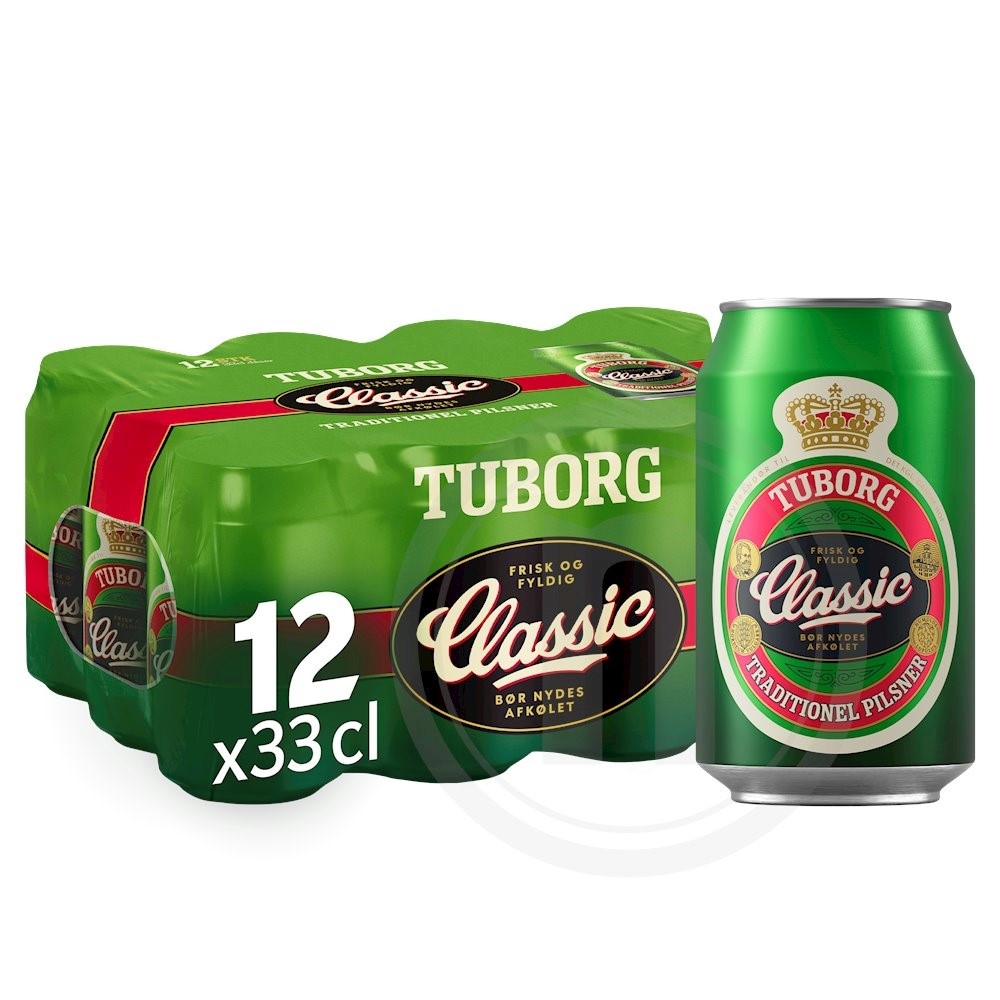 Tuborg Classic (dåse) fra Tuborg – Leveret med nemlig.com