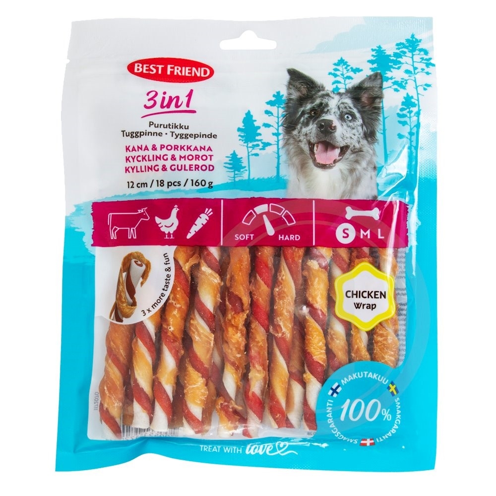 Tyggepinde (3-in-1) fra Best Friend – Leveret med nemlig.com