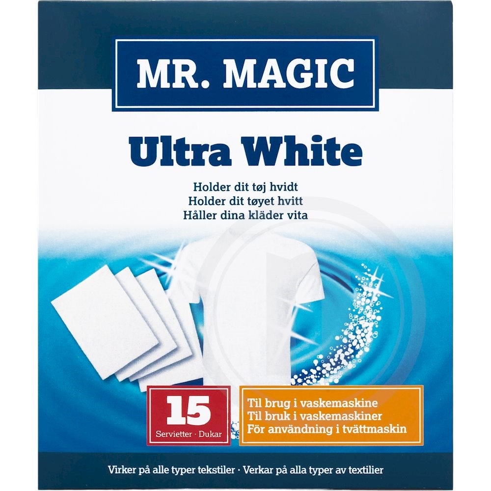 Vaskeark til hvid vask fra Mr. Magic – Leveret med nemlig.com