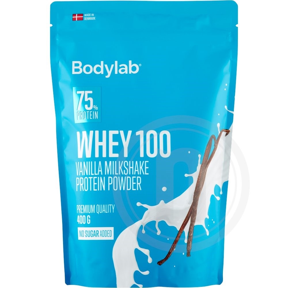 WHEY 100 Vanilla Milkshake fra Bodylab – Leveret med nemlig.com