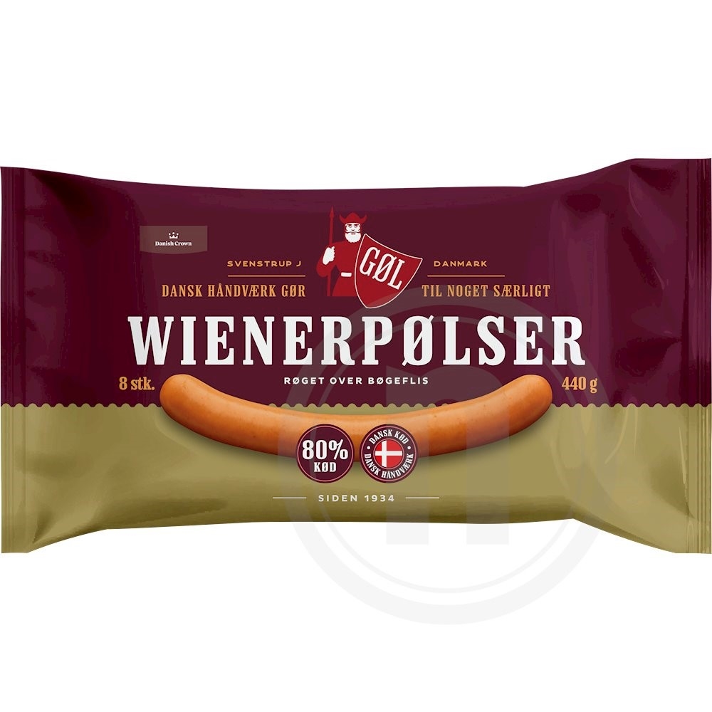 Wienerpølser fra GØL – Leveret med nemlig.com