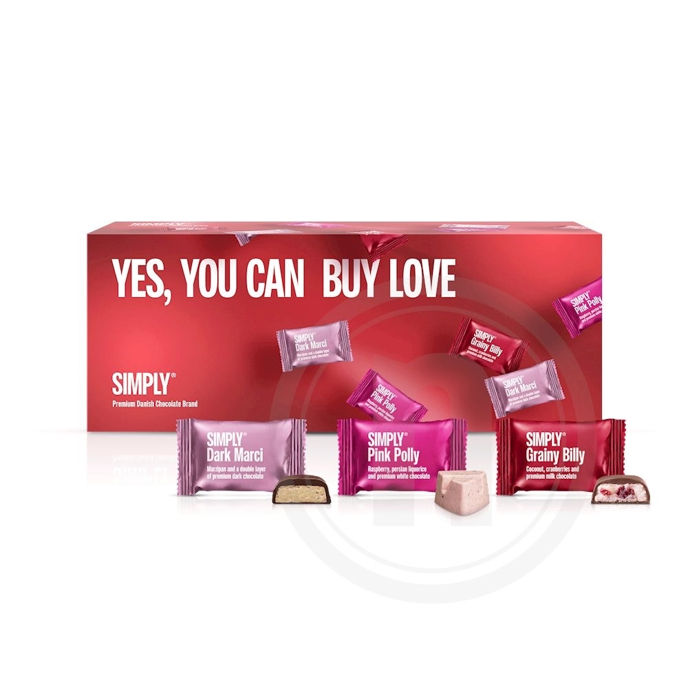Yes, you can buy love fra Simply Chocolate – Leveret med nemlig.com