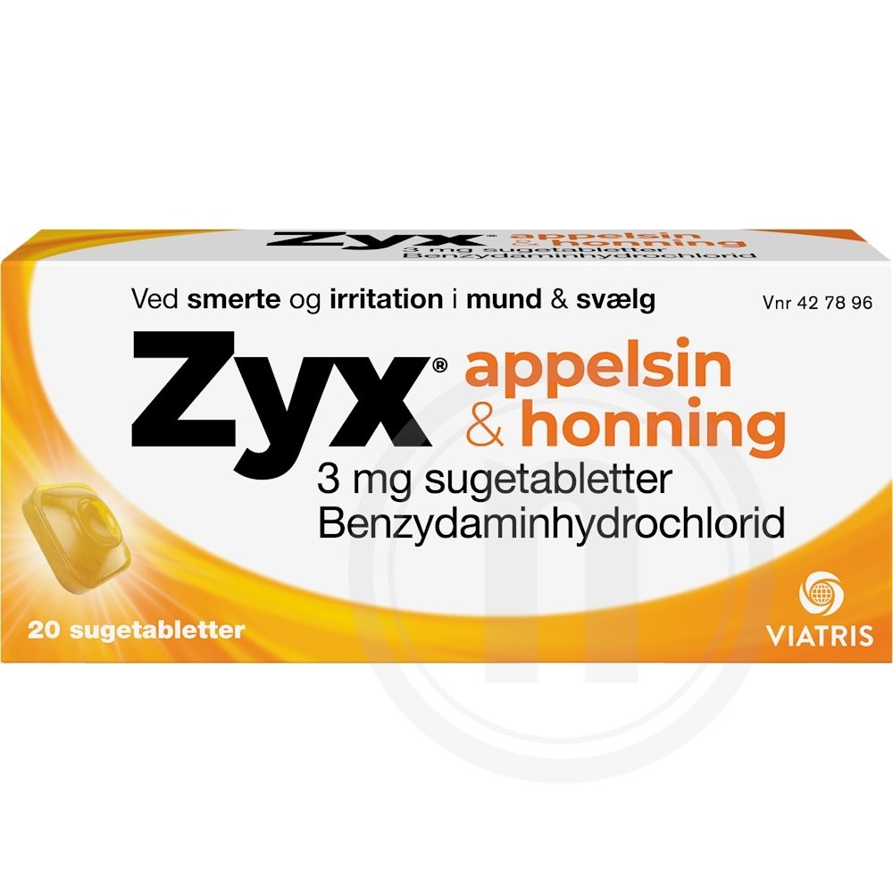 Zyx m. appelsin og honning – Leveret med nemlig.com
